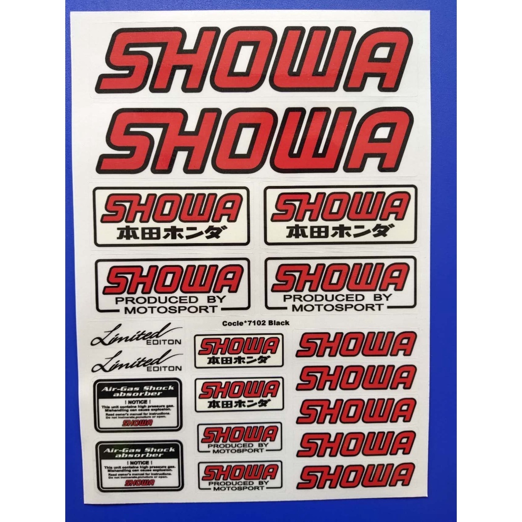 Sticker SHOWA Sticker Decal Motor&Car Waterproof*7102 | Shopee Malaysia