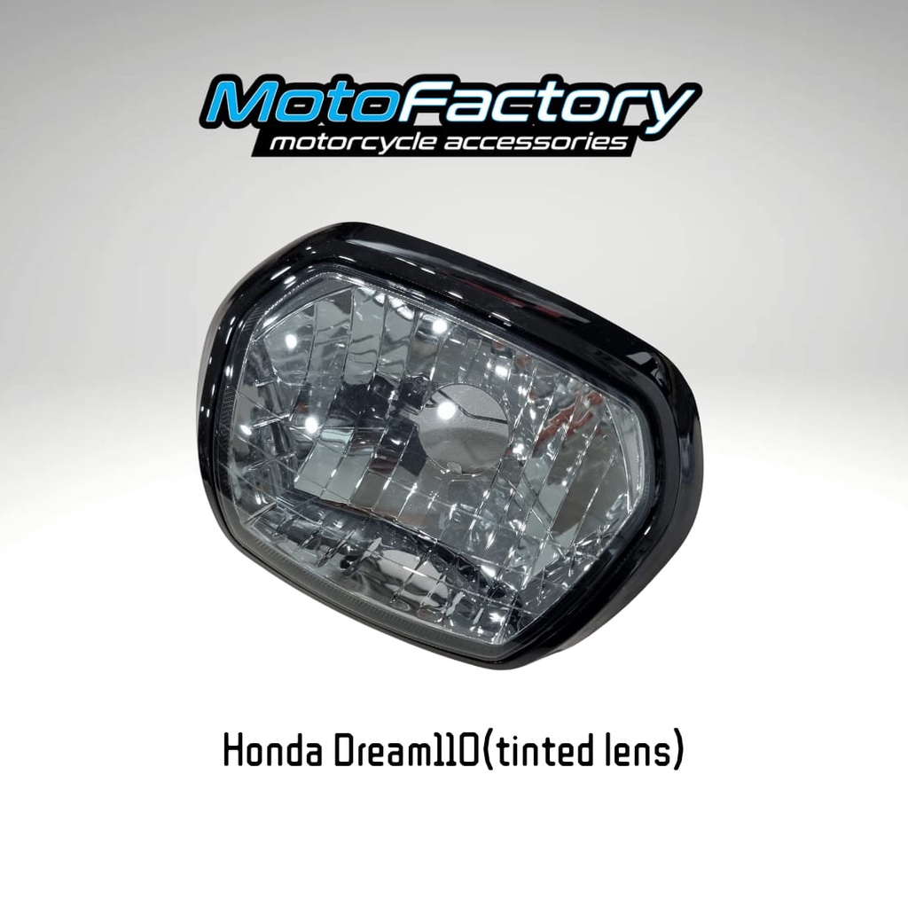 HONDA EX5 DREAM110 HEAD LAMP LAMPU DEPAN HEADLIGHT TINTED #READY STOCK ...
