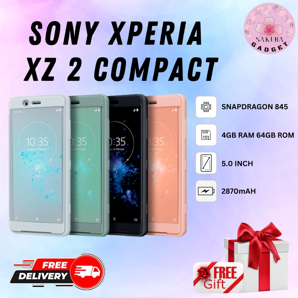 ORIGINAL SONY XPERIA XZ2 COMPACT | 4GB+64GB | Snapdragon 845 | Used Ready Stock Malaysia ...