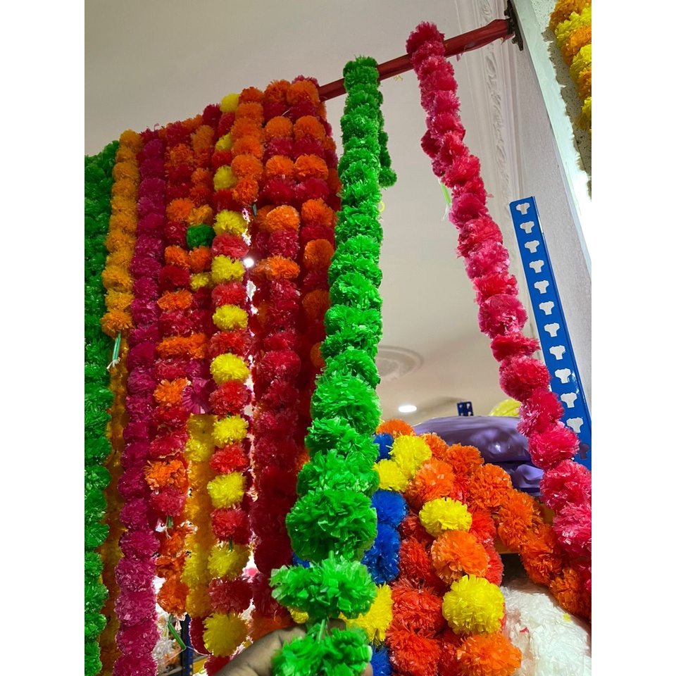 marigold garland (malai) | Shopee Malaysia