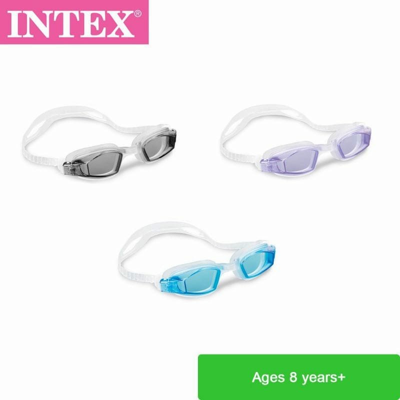 Intex 55682 Swimming Goggles Intex Free Style Sport Swimming Goggles 8 ...