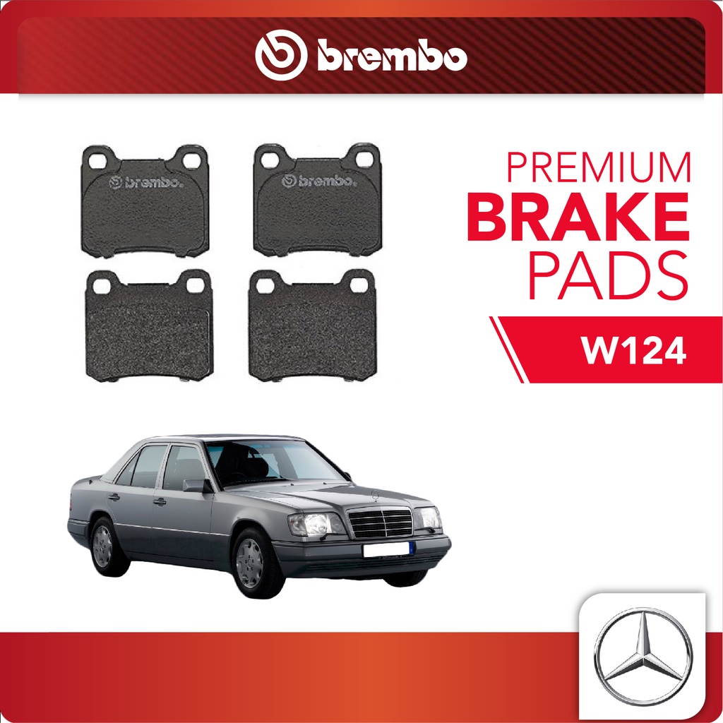 BREMBO Rear Pads (1 set) - Compatible with Mercedes W124 | Shopee Malaysia
