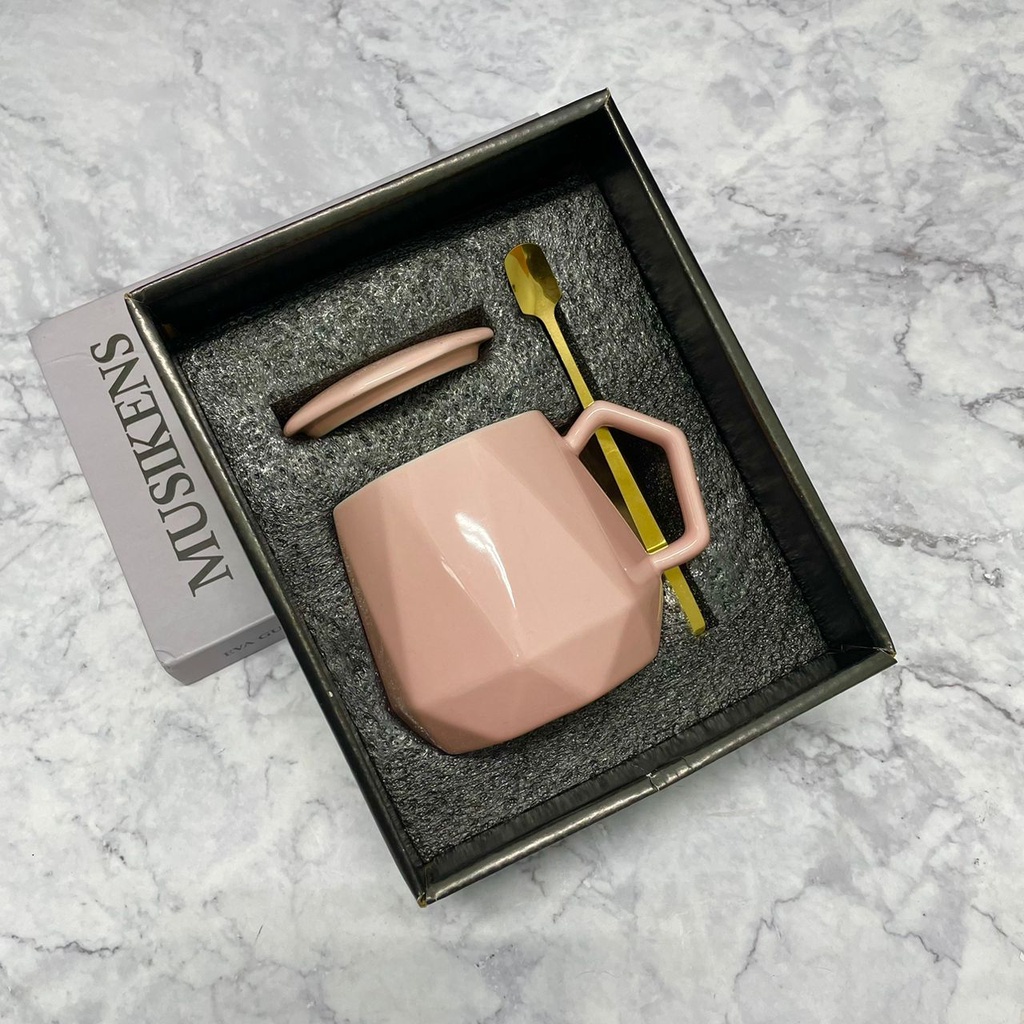 Ceramic Mug Gift Box Set Custom Name Ceramic Cup Mug Set with Lid ...