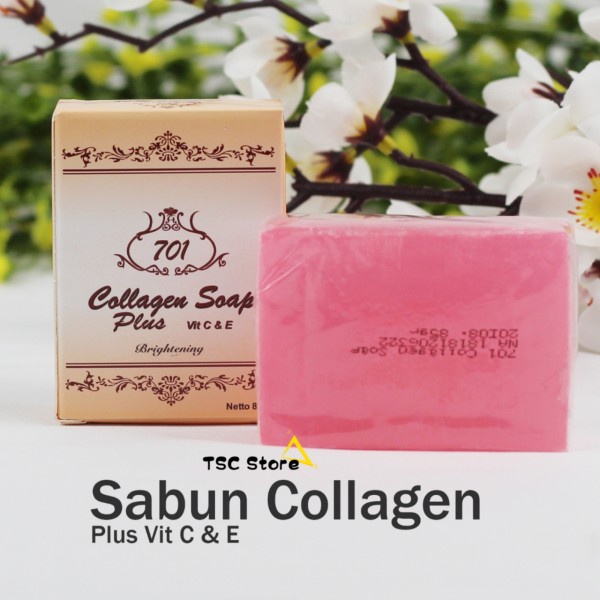 (WHOLESALE) 701 Collagen Plus Vitamin C & E Brightening Soap | Shopee ...