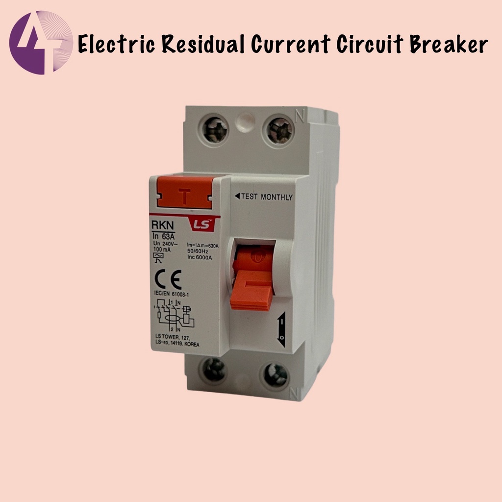LS RCCB 2P 40A/ 63A Residual Current Circuit Breaker | Shopee Malaysia