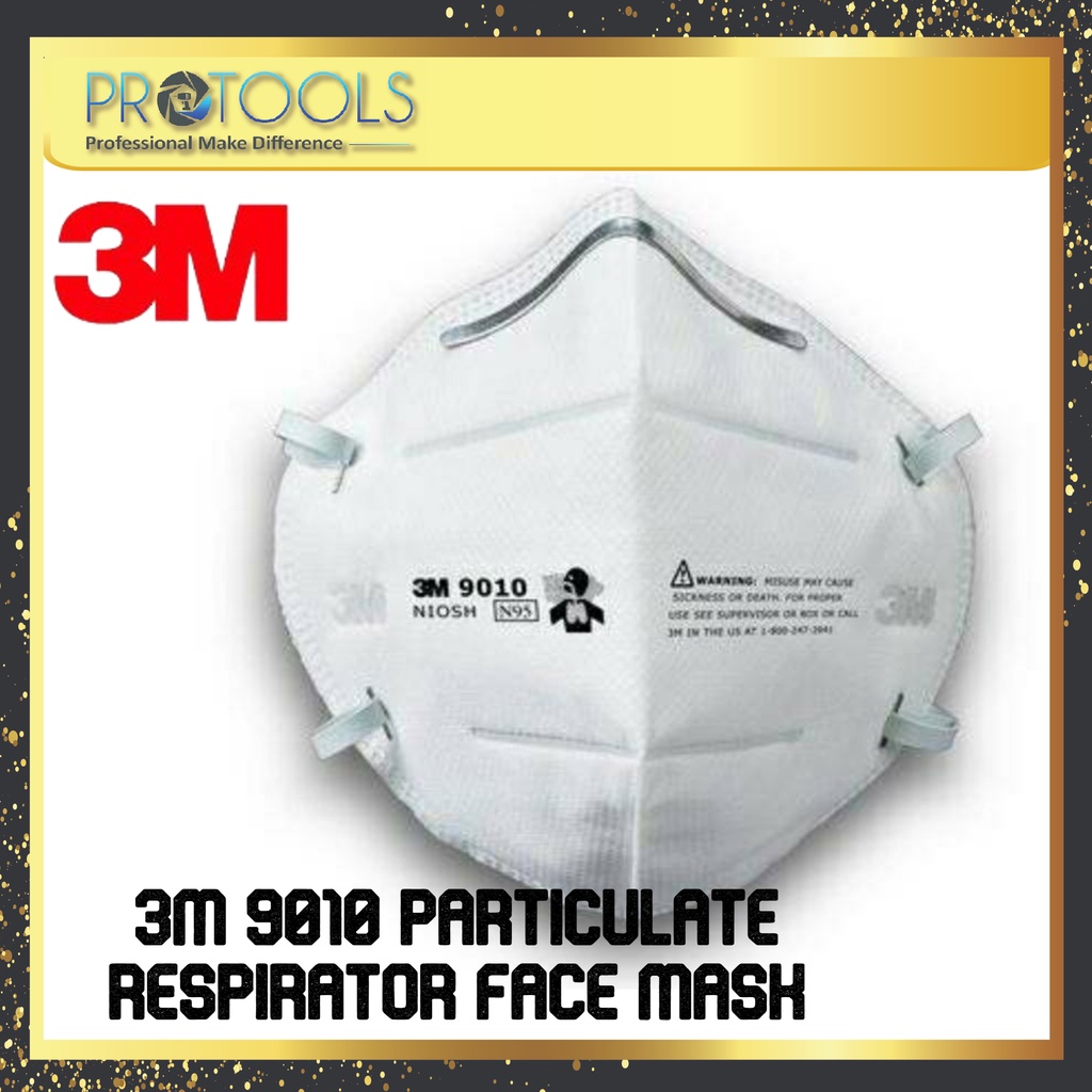 (READY STOCK) 3M 9010 N95 PARTICULATE DISPOSABLE RESPIRATOR FACE MASK | DUST MASK | DUST AND ...