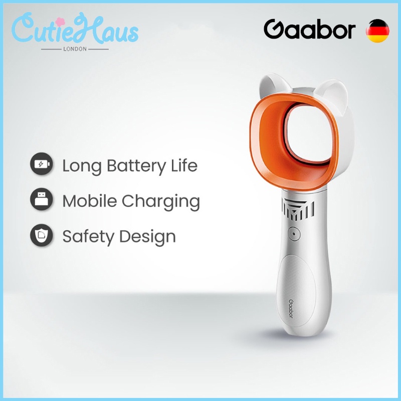 Cutiehaus Gaabor Bladeless 1200mah Portable Cooling Mini Fan GFH-N80A ...