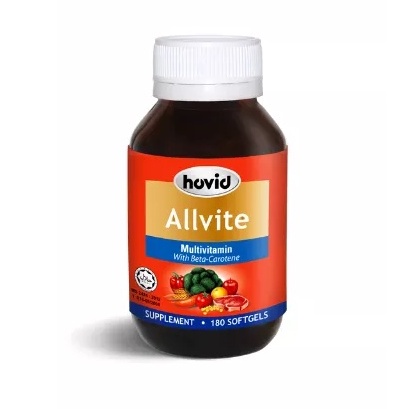 Hovid Allvite Multivitamin Softgel (60's / 180's) | Shopee Malaysia