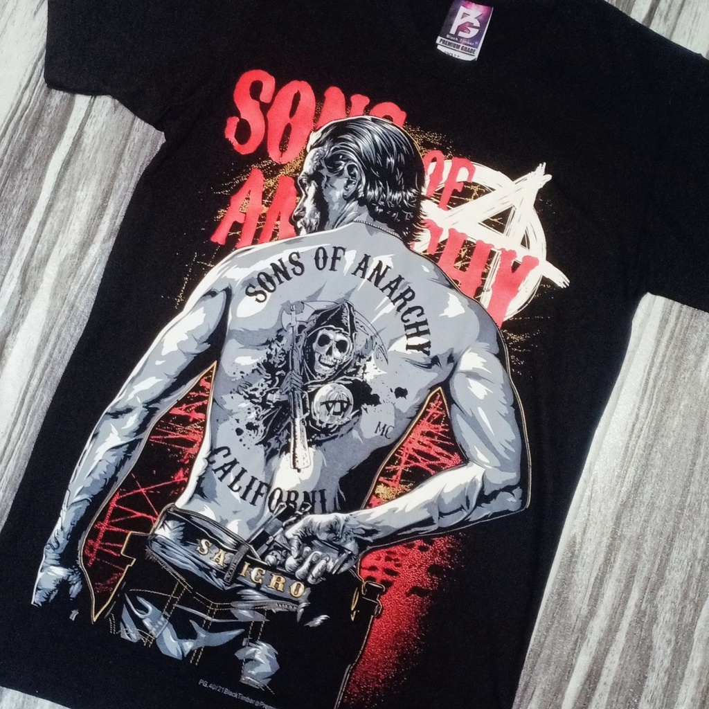 PG40 SON OF ANARCHY LOS ANGELAS CALIFORNIA SAMCRO GANGSTA TV SERIES ORIGINAL PREMIUM GRADE BLACK ...