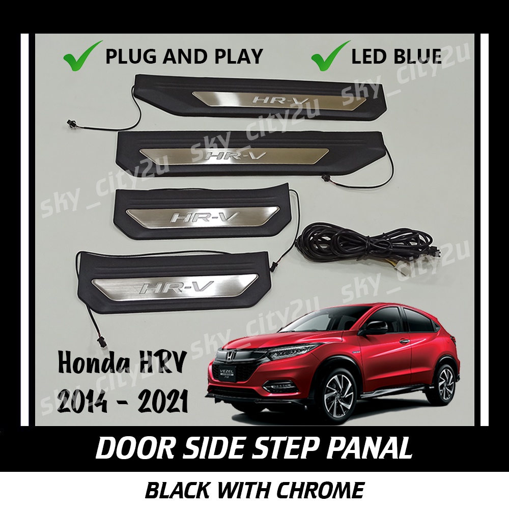Honda HRV 2014 2015 2016 2017 2018 2019 Led Door Side Step Sill ...