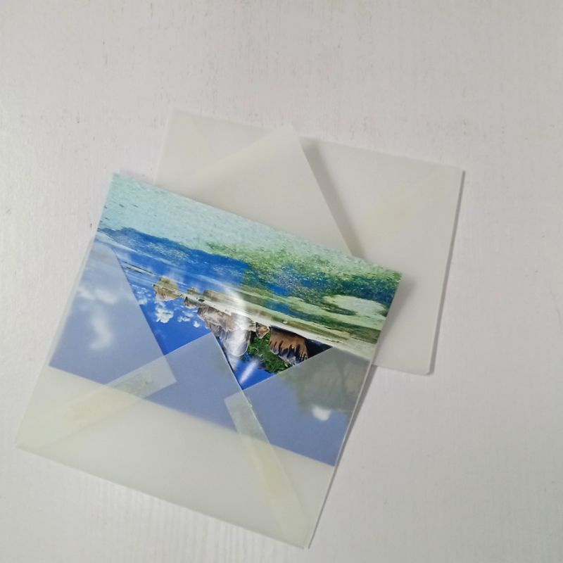 white translucent tracing paper envelope 11.2×15.1 cm (1 pcs) | Shopee ...