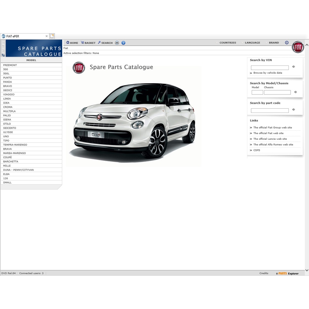 Fiat ePER DVD (Fiat, Alfa Romeo, Lancia, Fiat Professional, Abarth ...