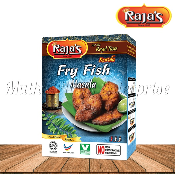 RAJA'S FRY FISH MASALA 70G | Shopee Malaysia
