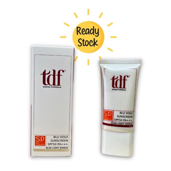 TDF Blu Voile Sunscreen SPF50 PA+++ (50g) | Shopee Malaysia