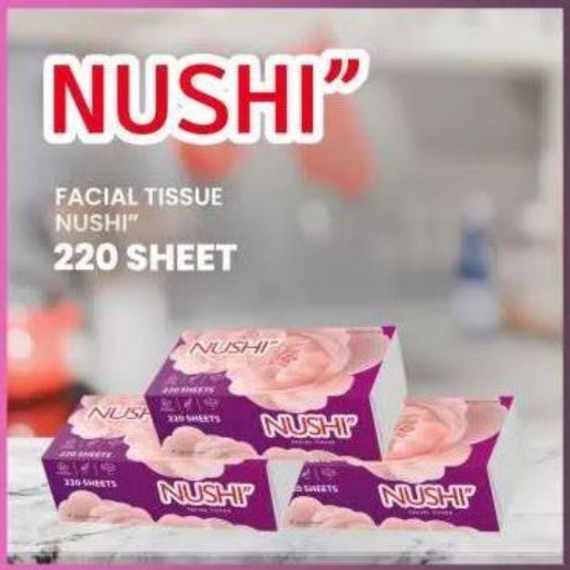 Nushi Facial Tissue 220 Sheets | Shopee Malaysia
