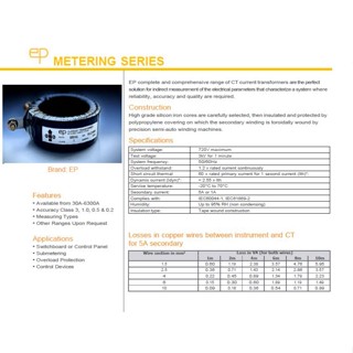 EP Current transformer CT class1 class3 cl1 c3 for metering | Shopee ...