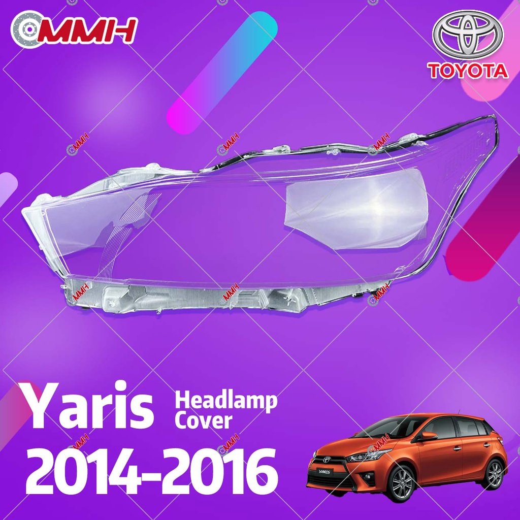 Toyota Yaris headlamp 2013-2016 headlamp headlamp cover headlight cover ...