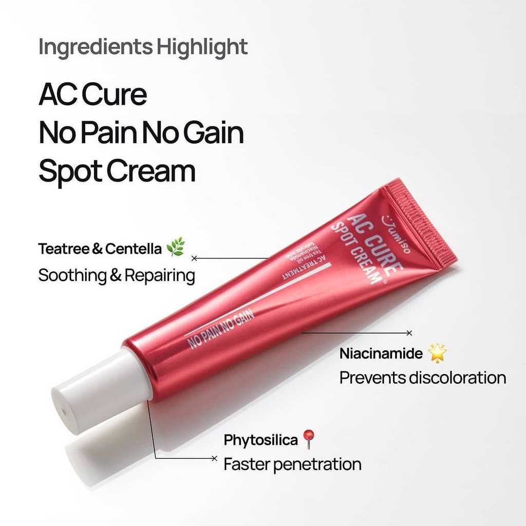 Jumiso - AC Cure No Pain No Gain Spot Cream 15g | Shopee Malaysia