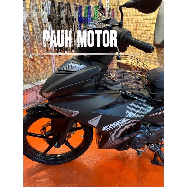 VELOZI COVER SET Y15ZR MATT BLACK SNIPER WHITE | Shopee Malaysia