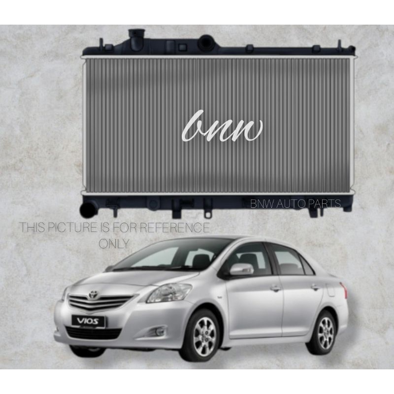 TOYOTA VIOS 2007-2012 NCP93 RADIATOR AUTO TANGKI AIR SINGLE LAYER ...