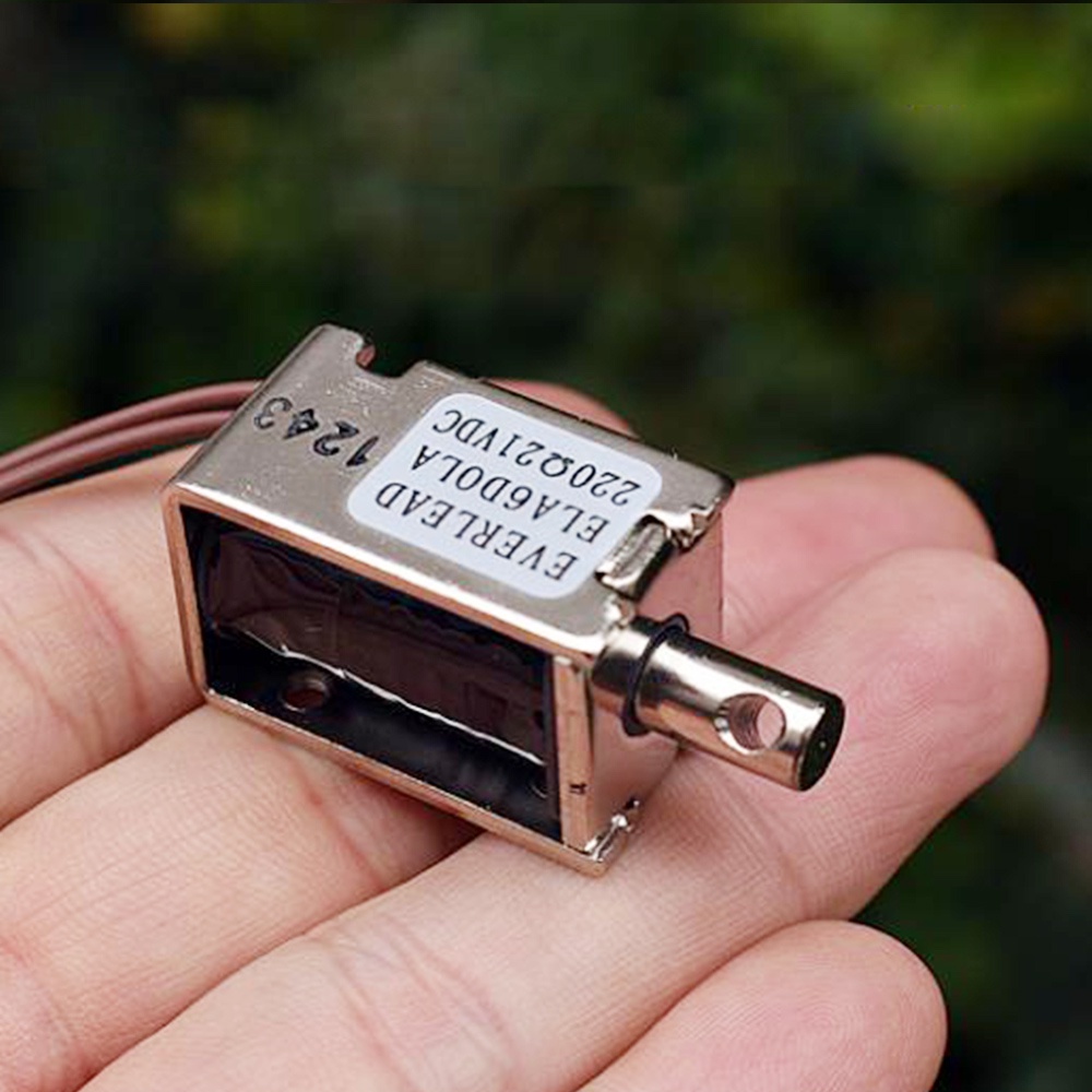 DC 18V-24V 21V Mini DC Solenoid Electromagnet Pull type direct acting ...
