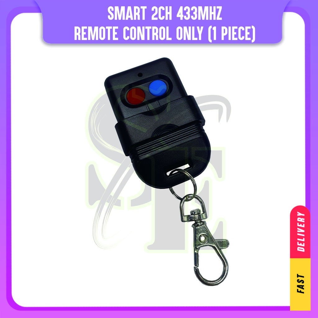 Autogate, Alarm, Door Access Remote Control Only 2CH 433mhz (DIP SWITCH ...