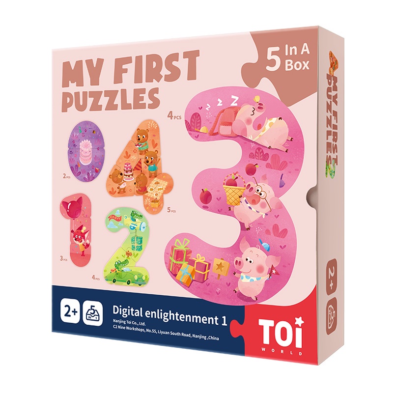 TOI Puzzle My First Puzzles Digital enlightenment 1 ( 18 Pieces ...