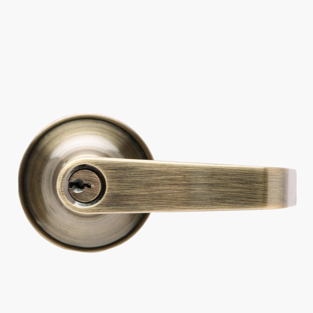 Sobo Front and Back Lever Door Lock (Antique Brass) | Shopee Malaysia
