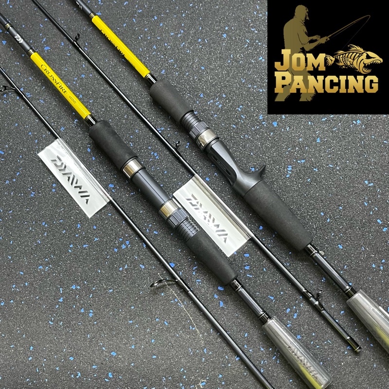 【Jom Pancing】DAIWA CROSSFIRE X SPINNING BC BAIT CASTING ROD,Joran,Light Weight | Shopee Malaysia
