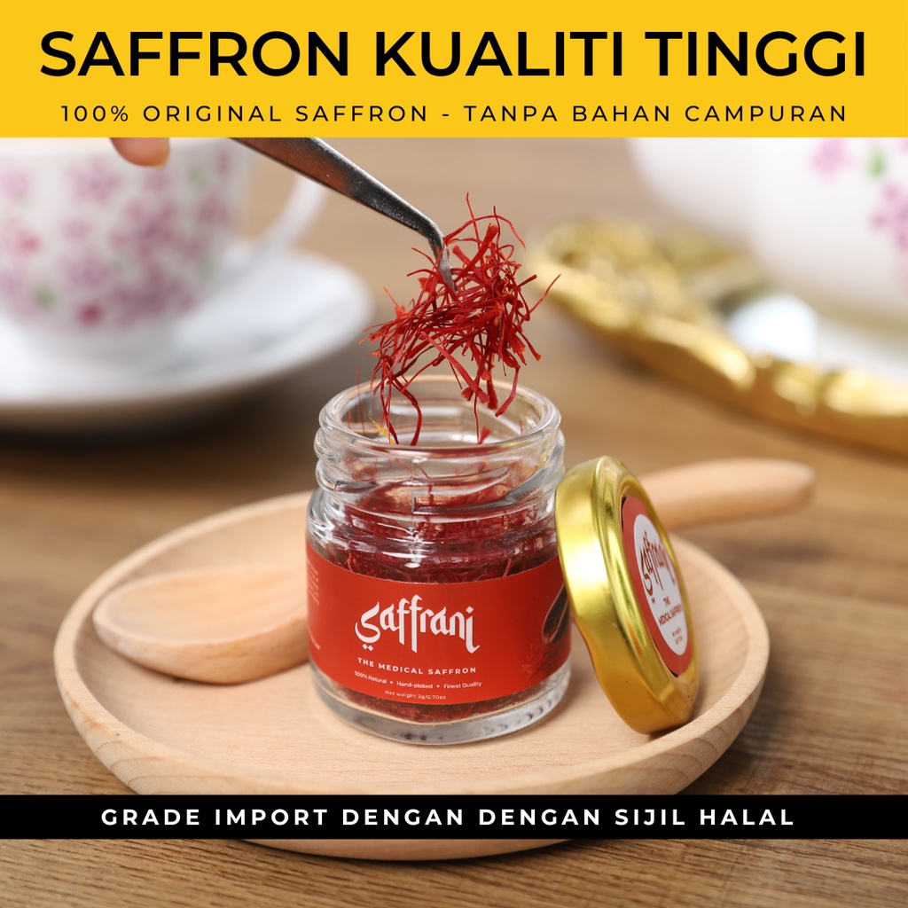 (FREE POSTAGE) SAFFRON IMPORT GRADE - (Original Saffrani) | Shopee Malaysia