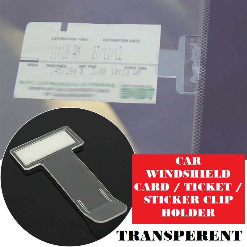 Car Card Holder Sun Visor Organizer Storage Kad Slot Pocket Clip ...