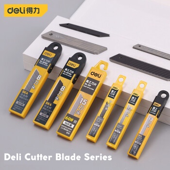 DELI Cutter Blade Hard Steel Blade For T / 9mm / 18mm (10pcs/Box ...