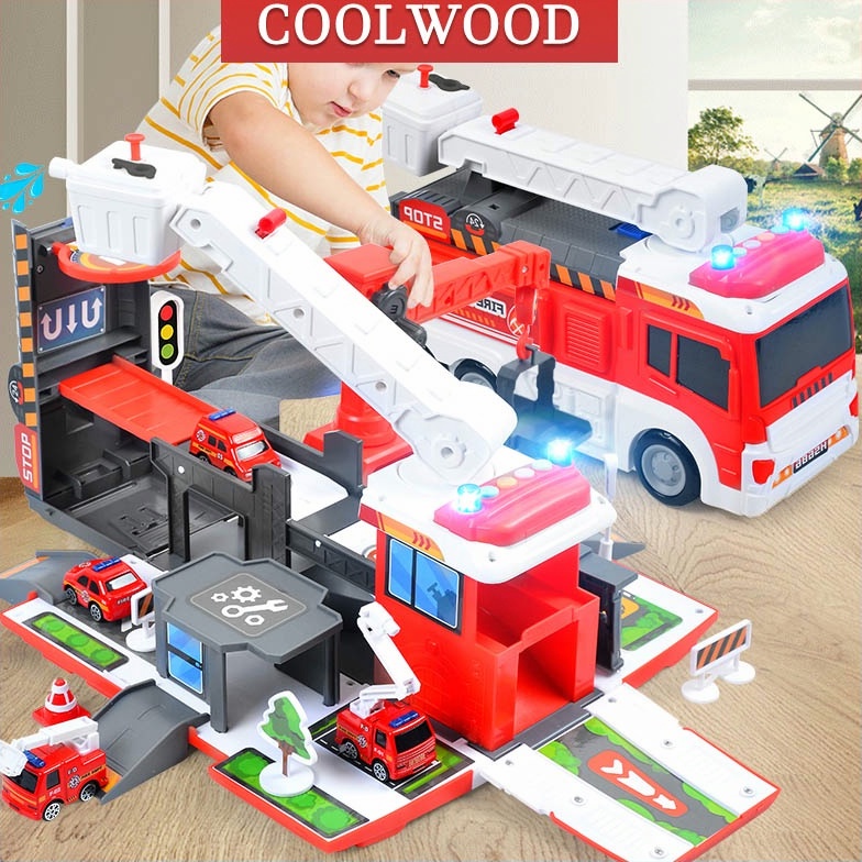Kereta Mainan Budak Lelaki Construction Lorry Truck Toys For 1 2 3 4 5 ...
