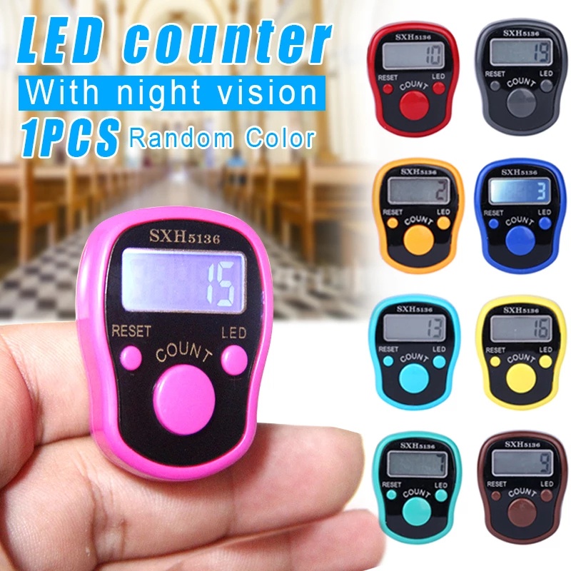 [EID Decor] Led Re-settable Digits Pitch Counter Stitch Tally Knitting ...