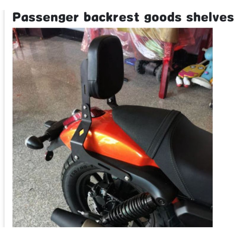 QJ MOTOR SRV250 back rest assembly | Shopee Malaysia