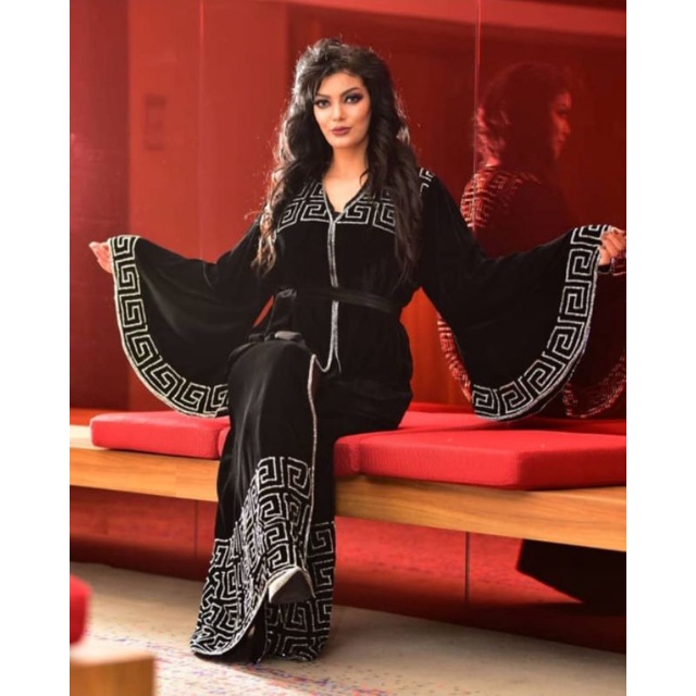 women abaya long dress jubah muslimah jubah arab baju dress raya abaya ...