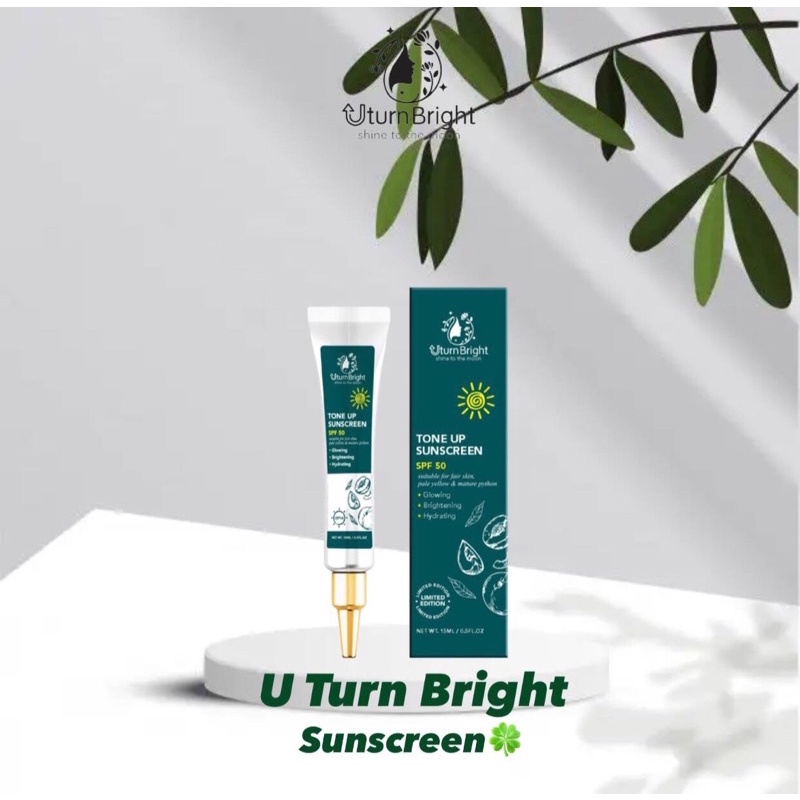 U TURN BRIGHT SUNSCREEN ORIGINAL HQ | Shopee Malaysia