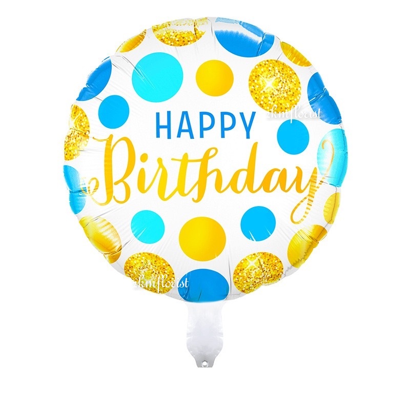 (1pc)18inch HAPPY BIRTHDAY Foil Balloon Inflatable Birthday Party ...