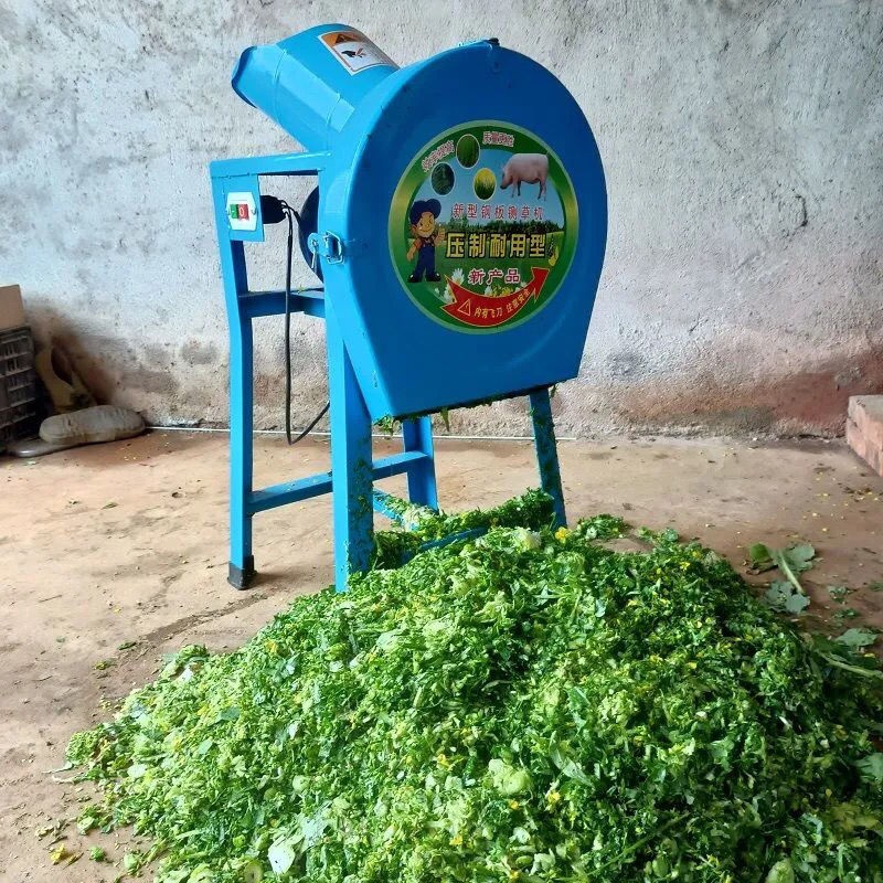 Agricultural Feed Chopper Electric Grass Cutting Machine Mesin chopper ...