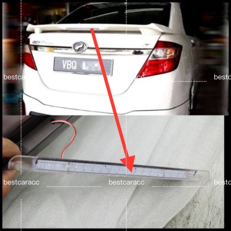 Trd sportivo V2 spoiler led replacement 30CM X 5CM | Shopee Malaysia