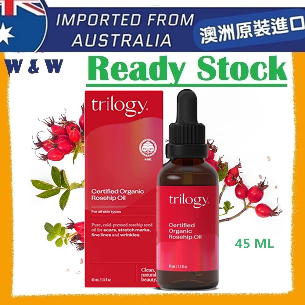 [NZ Import EXP 05/2026] Trilogy Certified Organic Rosehip Oil ( 45ml ...