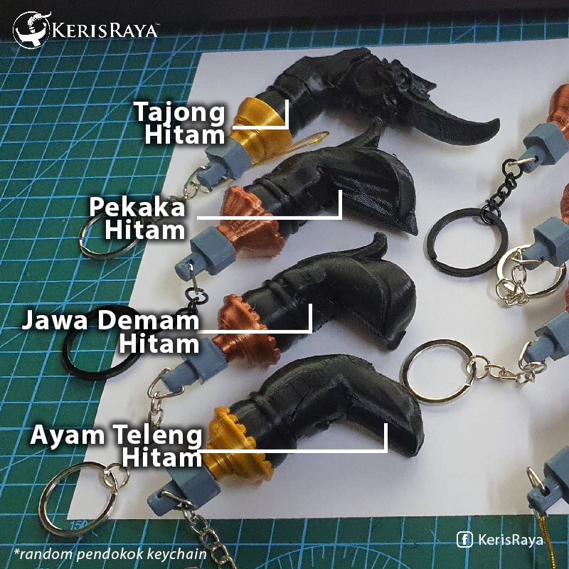 [READYSTOCK] Keychain + Hulu Keris - KerisRaya TAJONG, JAWA DEMAM, AYAM ...