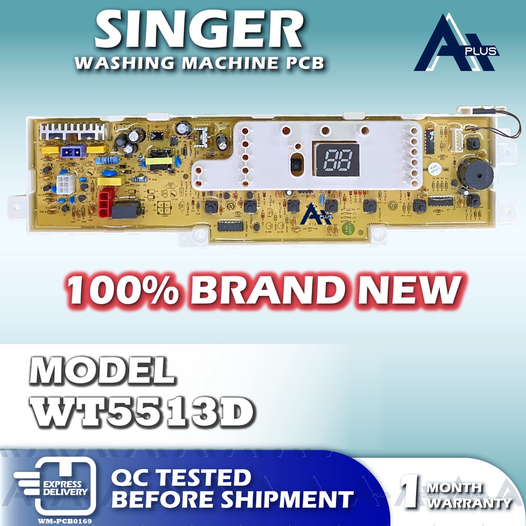 WT5513D SINGER Washing Machine PCB Board BOARD MESIN BASUH | Shopee ...