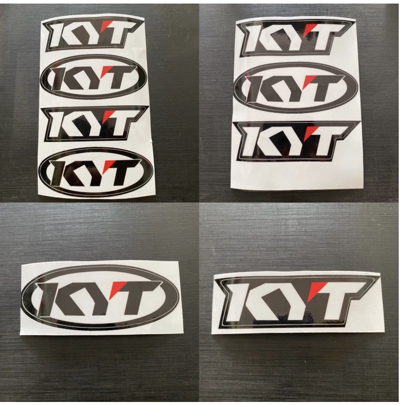High quality KYT decal stickers for helmets and cars - 2 types | Shopee ...