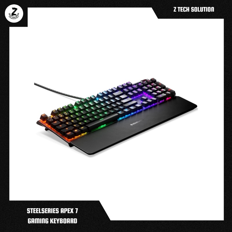 SteelSeries Apex 7 RGB Mechanical Gaming Keyboard ( Blue Switch ...