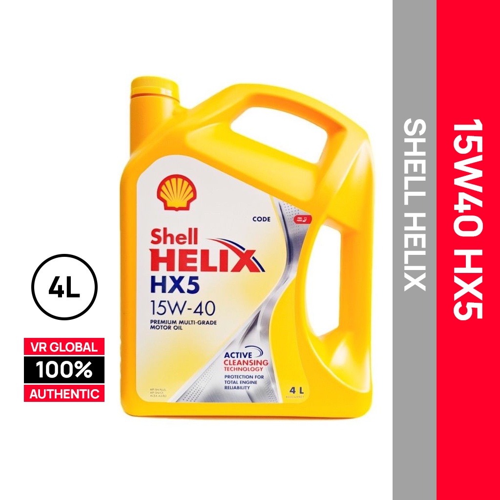 SHELL HELIX HX5 15W40 PREMIUM MULTIGRADE ENGINE OIL / MINYAK ENJIN ...