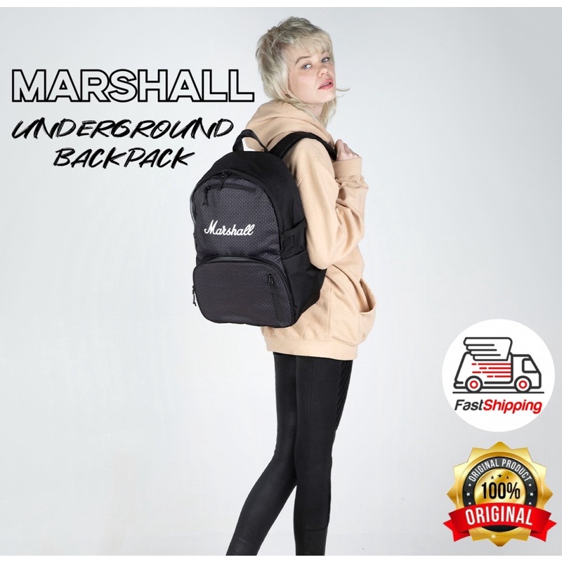 🔥MARSHALL🔥Underground Backpack Authentic EST:1962 ORIGINAL[Readystock ...