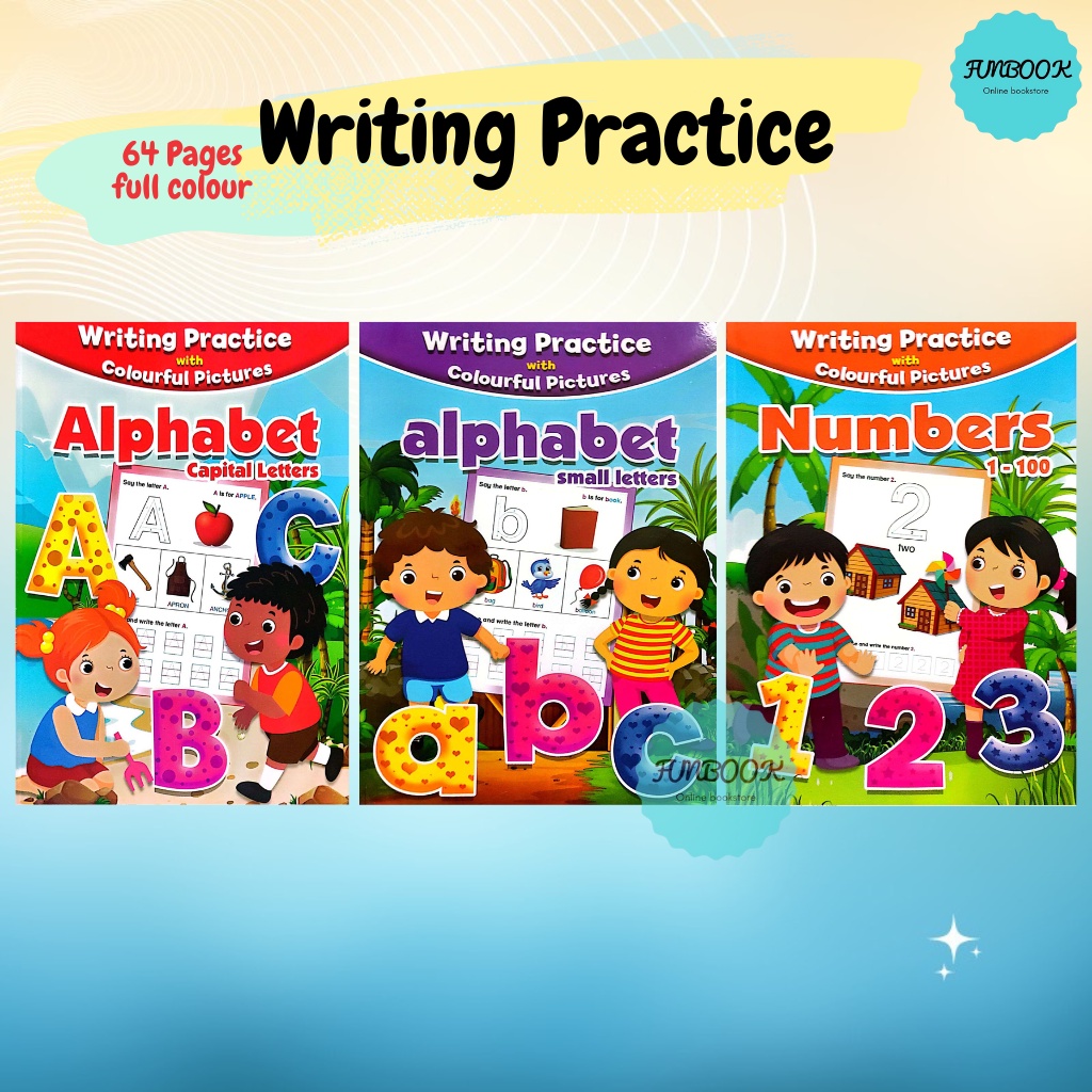 [FUNBOOK] Writing Practice With Colourful Pictures - Alphabet Capital ...