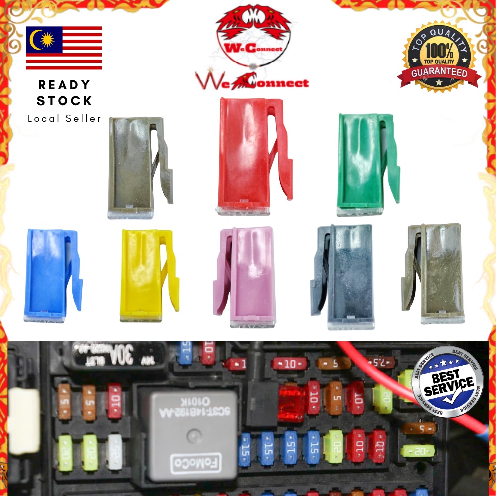 WeConnect P Type Hook Fuse Automotive Fuse Clip Main Fuse Auto Fuse 25A ...