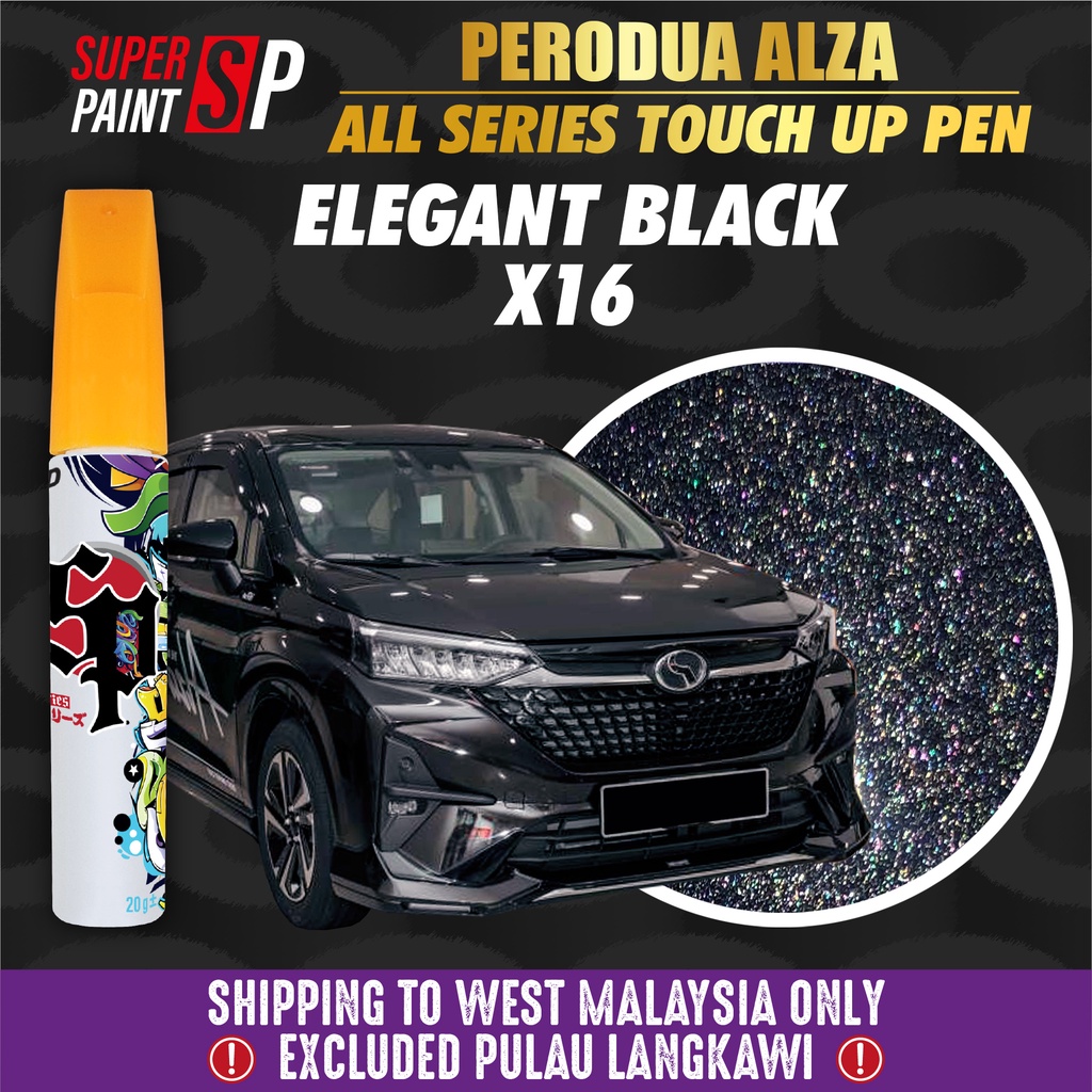 PERODUA ALZA GEN 2 】Car Touch Up Pen All Color Touch Up Paint Scratches ...